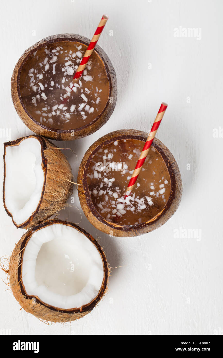 Coconut water pulp hi-res stock photography and images - Alamy