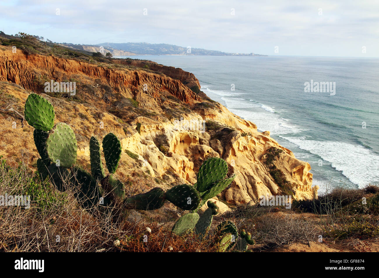 Ocean and cliff view Stock Photo - Alamy