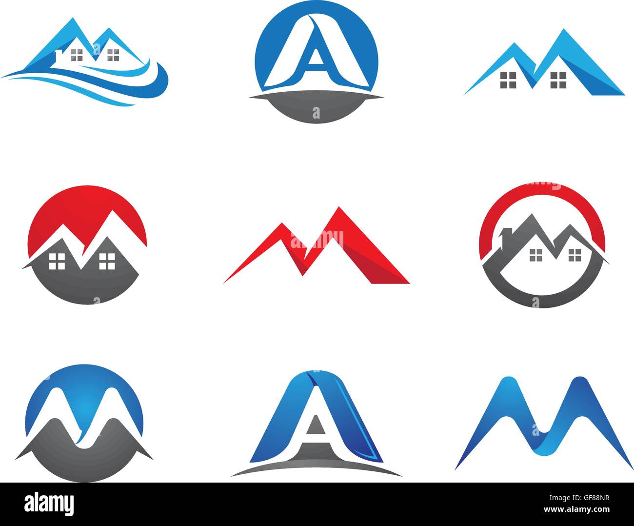 Property Logo Template Stock Vector Image & Art - Alamy