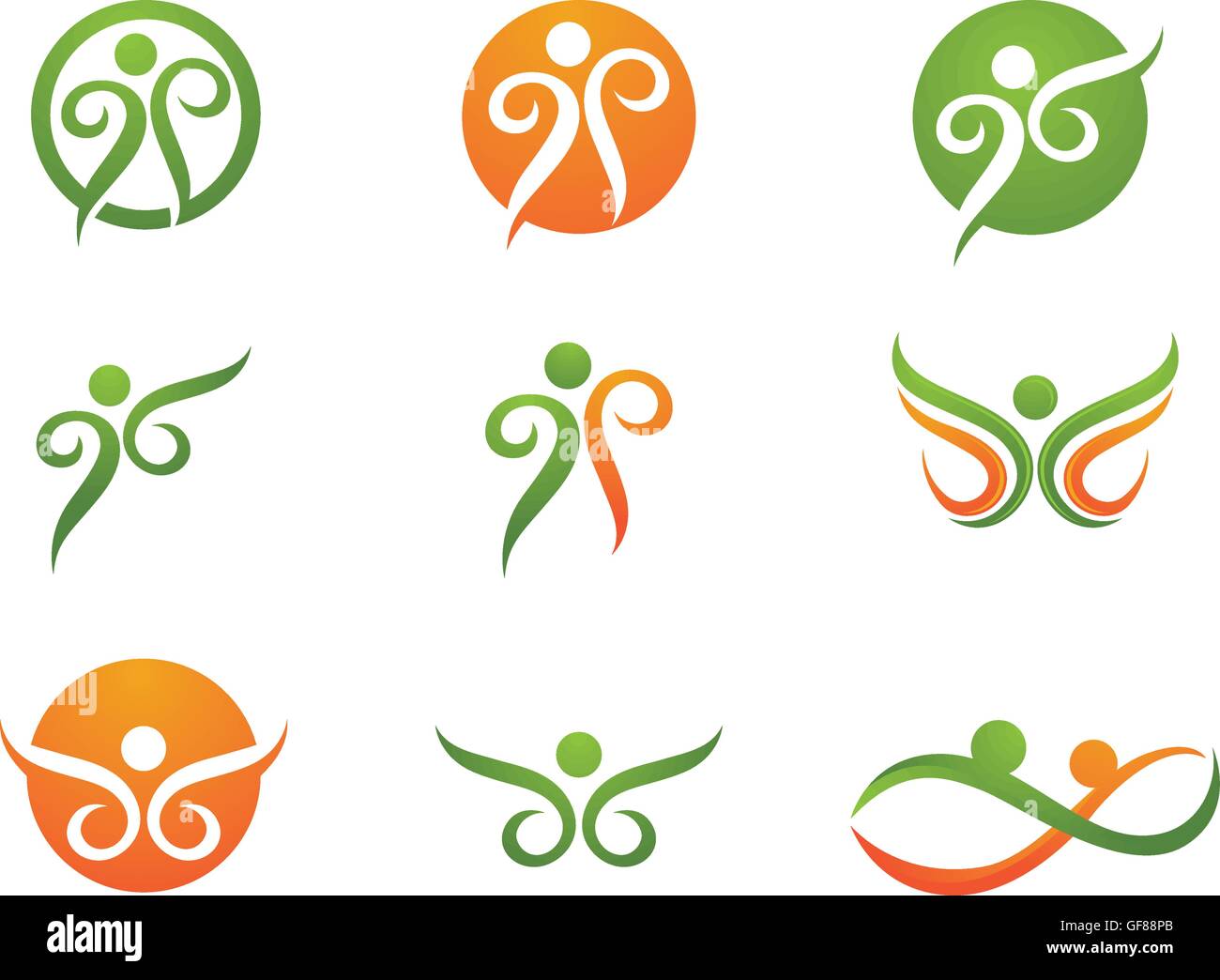 Health Logo Template Stock Vector Image & Art - Alamy