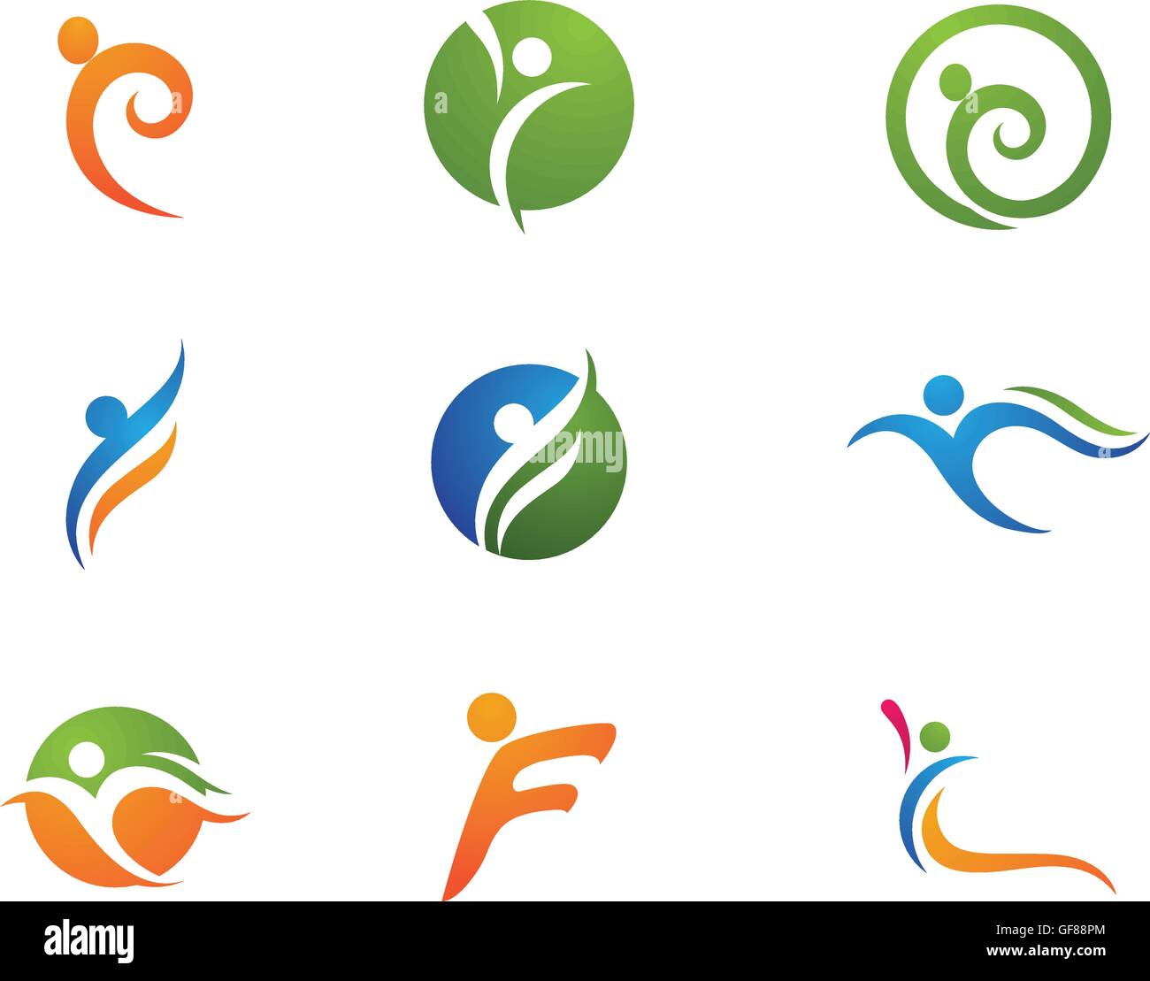 Health Logo Template Stock Vector Image & Art - Alamy