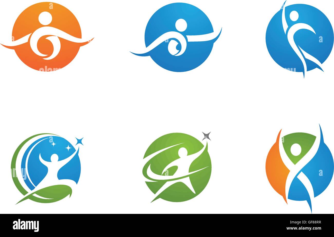 Health Logo Template Stock Vector Image & Art - Alamy