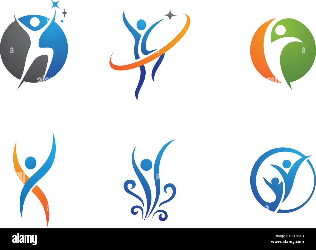 Health Logo Template Stock Vector Image & Art - Alamy