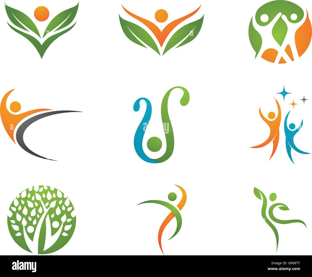 Health Logo Template Stock Vector Image & Art - Alamy