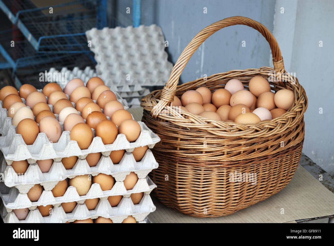 Country eggs hi-res stock photography and images - Alamy