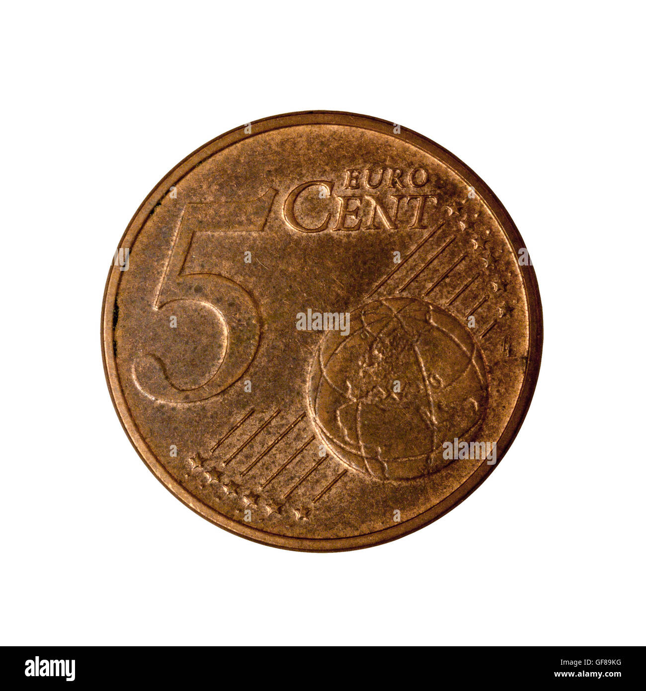 Five cents coin Austria Stock Photo - Alamy