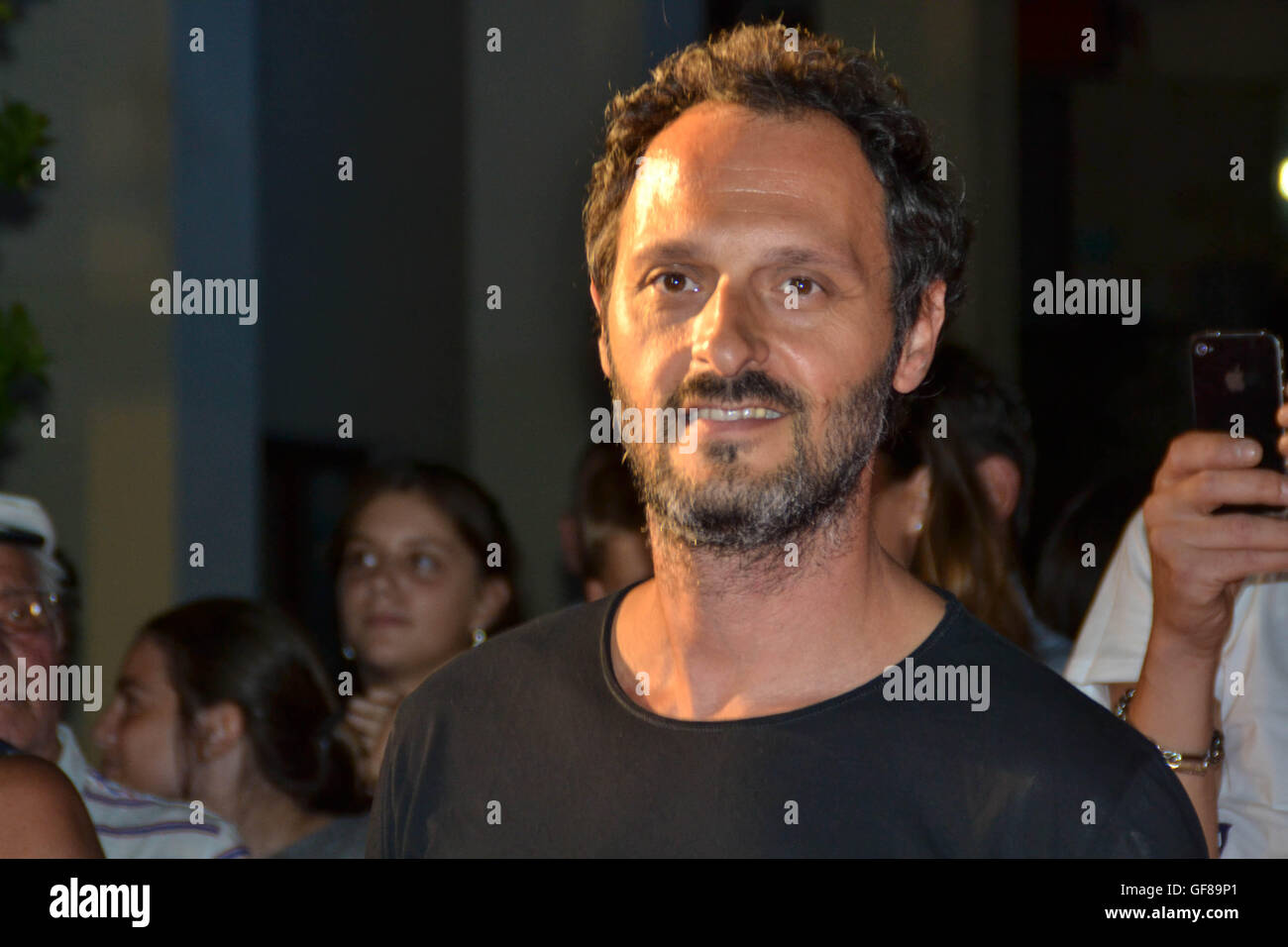 Vico Equense, Italy. 29th July, 2016. The Italian actor Fabio Troiano ...