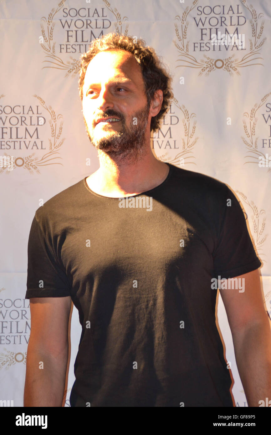 Vico Equense, Italy. 29th July, 2016. The Italian actor Fabio Troiano ...