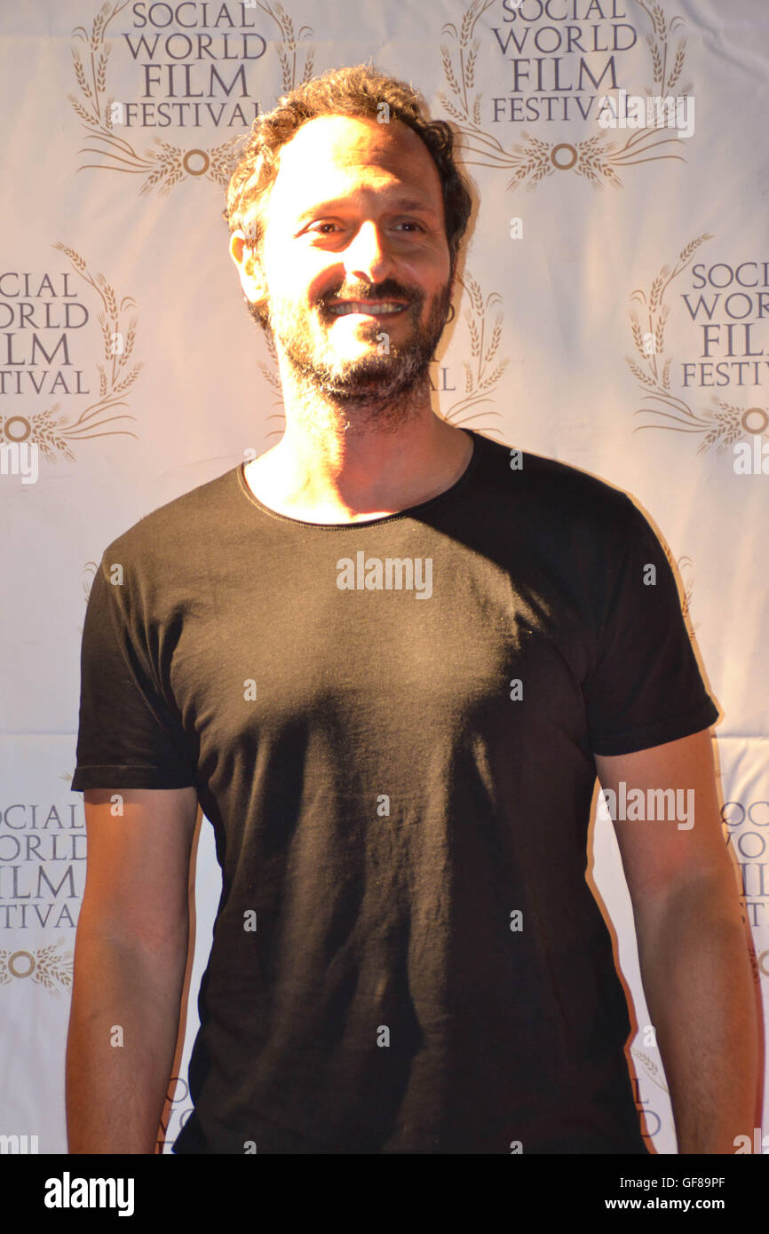Vico Equense, Italy. 29th July, 2016. The Italian actor Fabio Troiano ...