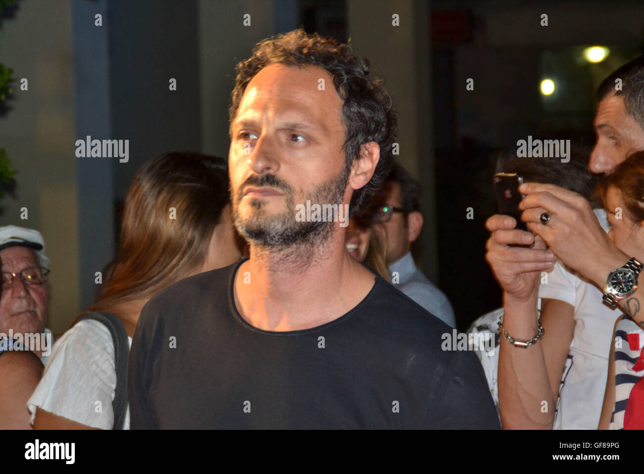 Vico Equense, Italy. 29th July, 2016. The Italian actor Fabio Troiano ...
