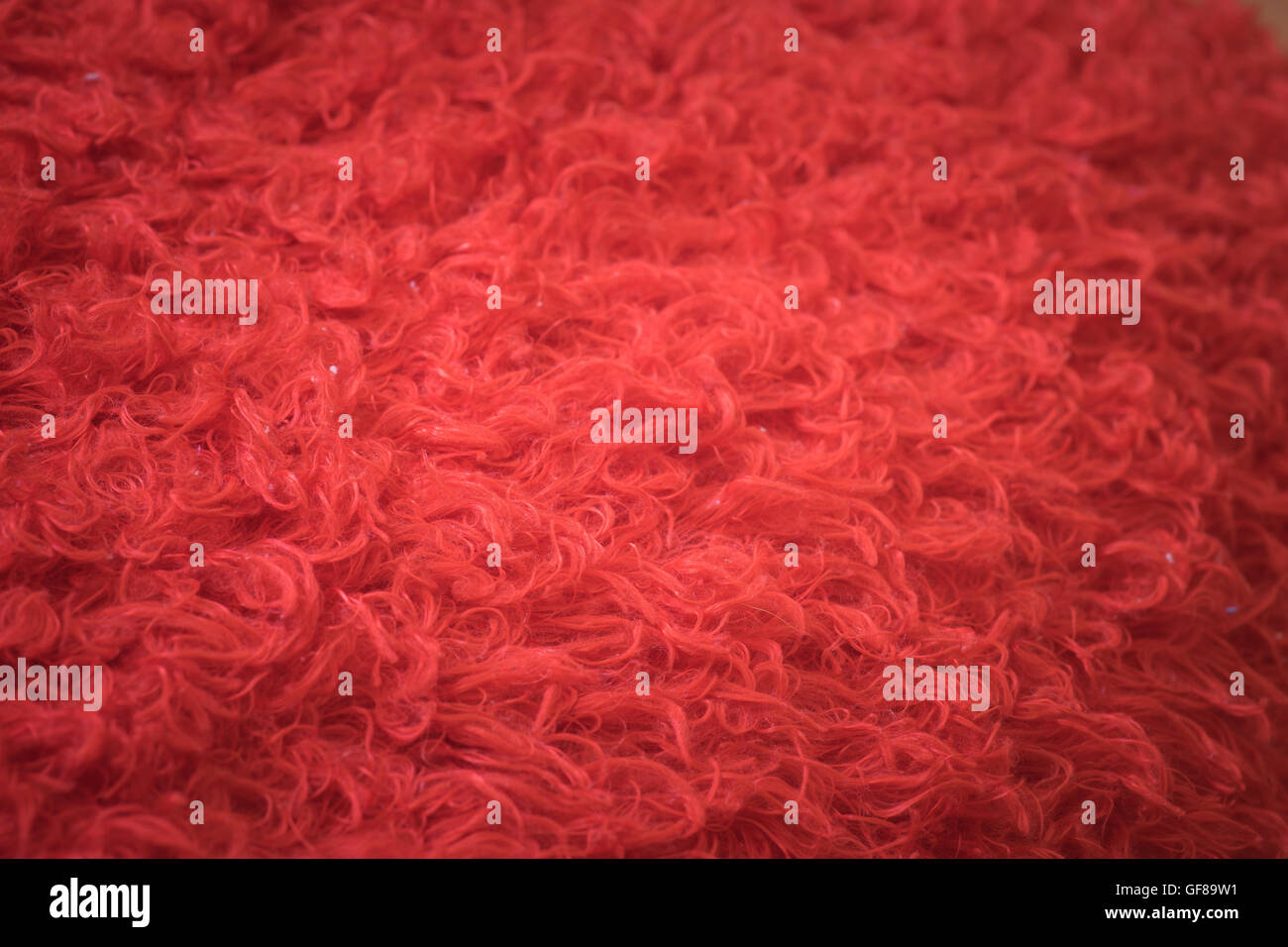 Soft red Fur Background Texture for Furniture Material Stock Photo - Alamy