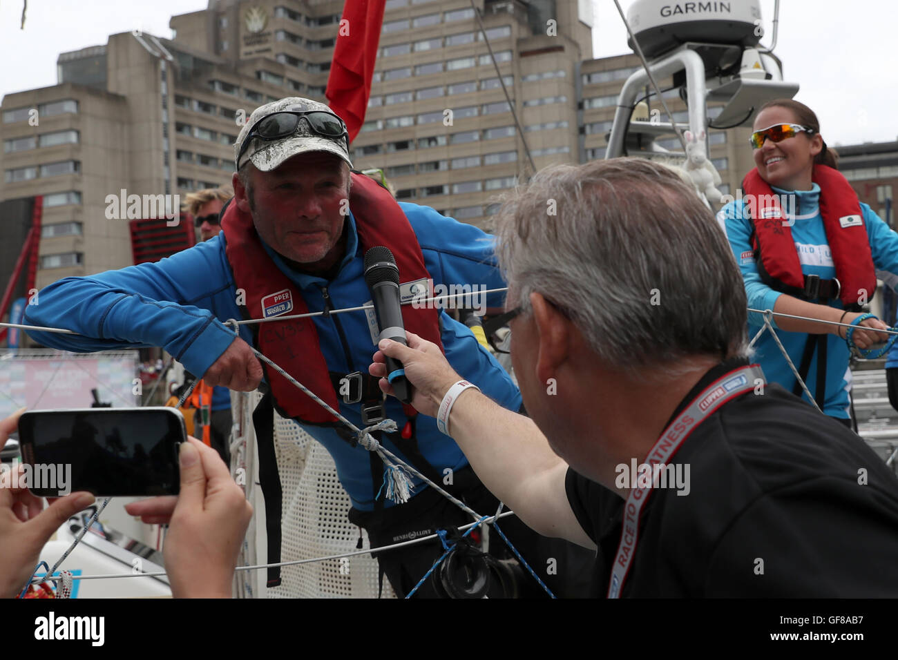 Team Unicef Skipper, Great Britain's Martin Clough, during the final ...