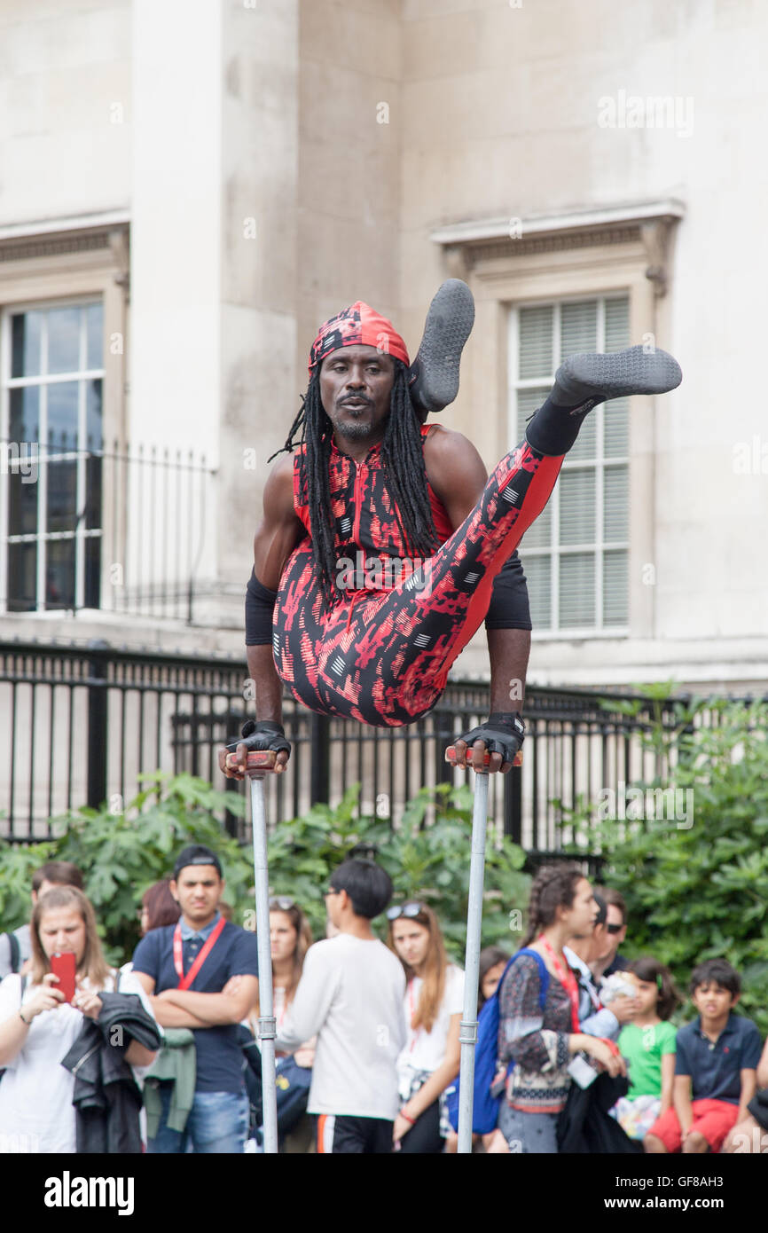 Busking Festival Trafalgar Square London England UK Europe Stock Photo ...