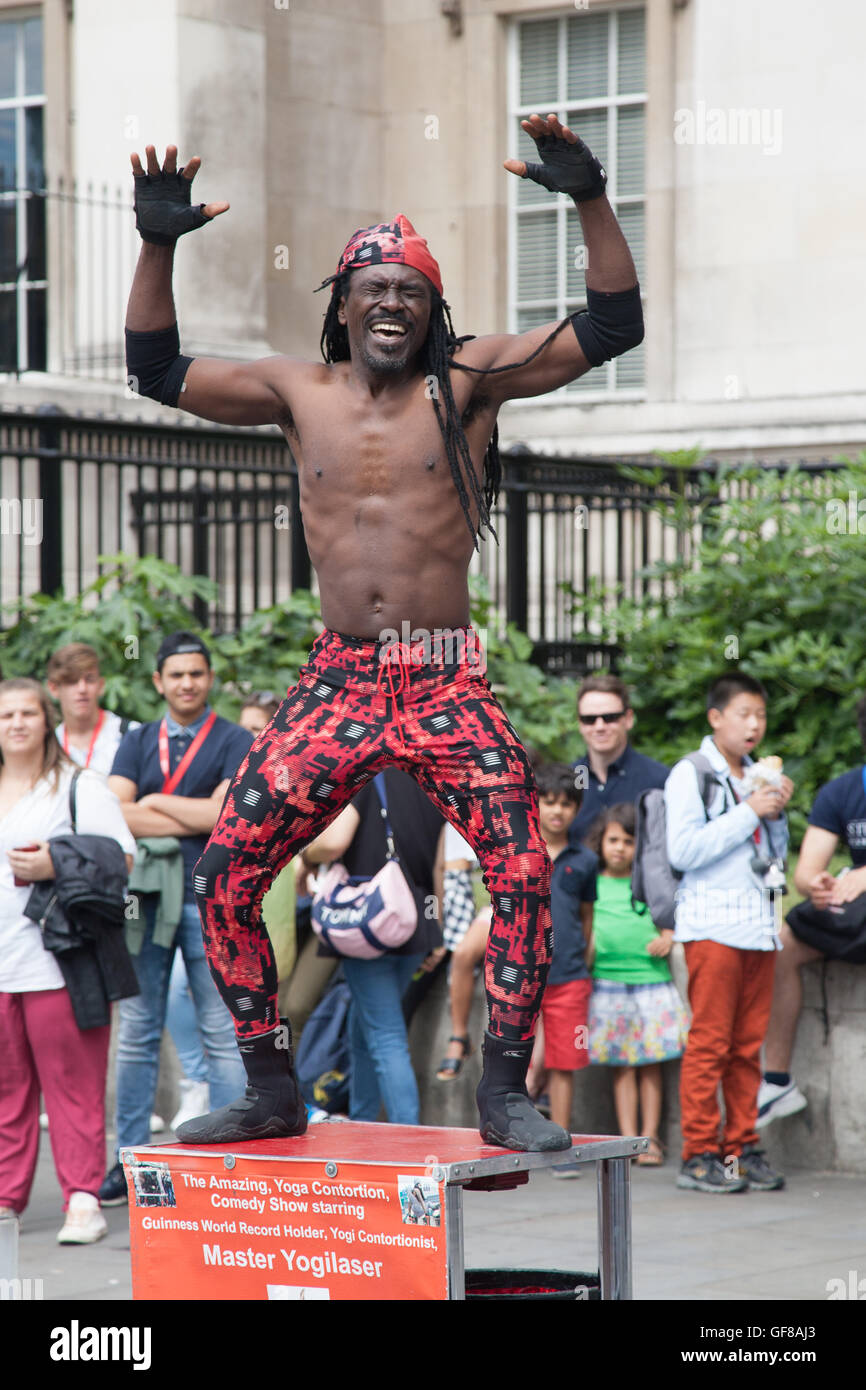 Busking Festival Trafalgar Square London England UK Europe Stock Photo ...
