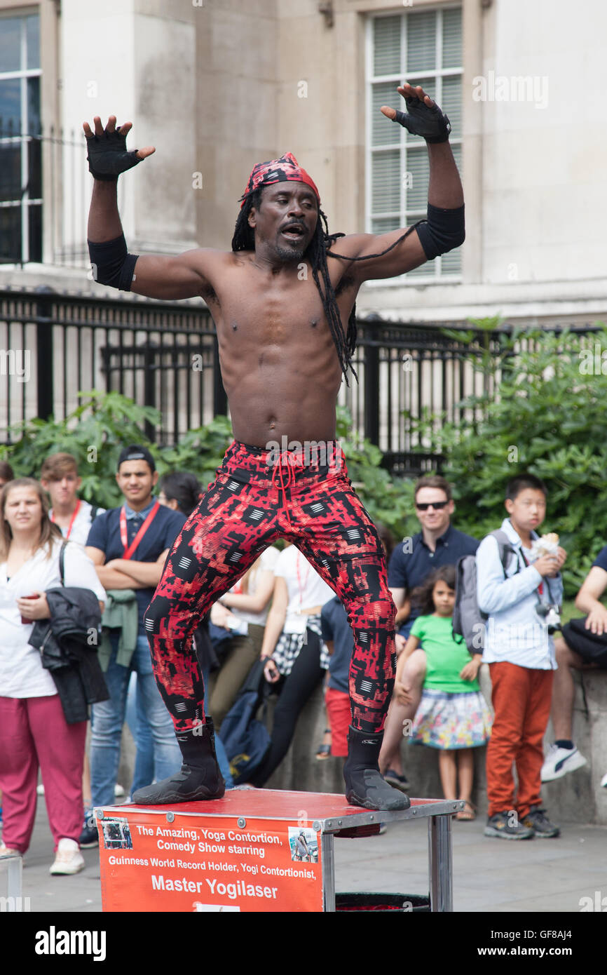 Busking Festival Trafalgar Square London England UK Europe Stock Photo ...