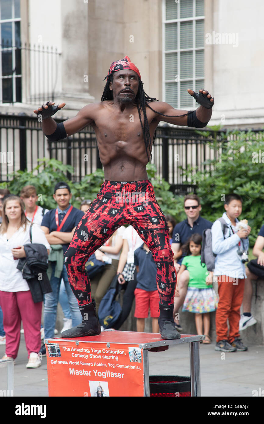 Busking Festival Trafalgar Square London England UK Europe Stock Photo ...