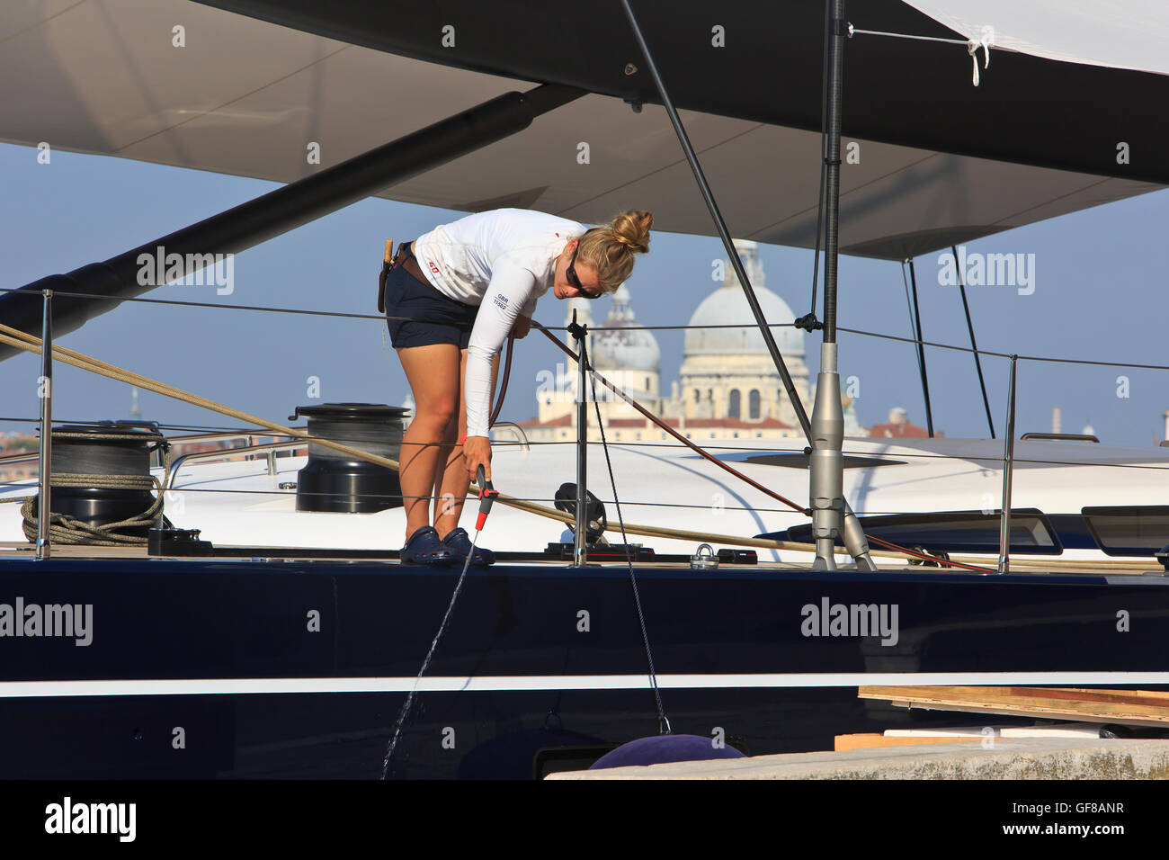 Lady crew member hi-res stock photography and images - Alamy
