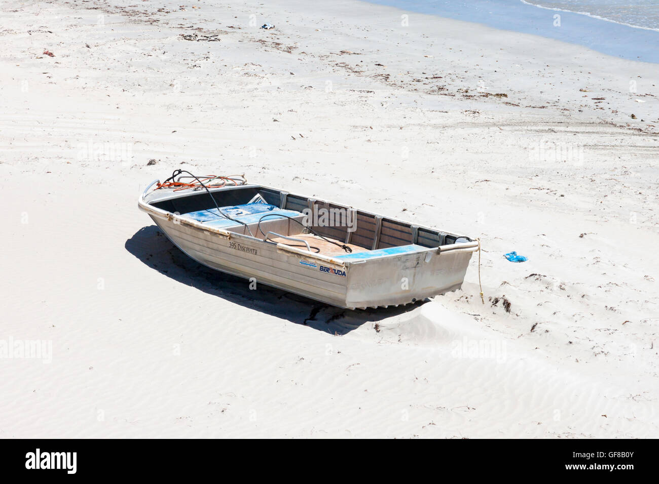 Tin Boat Beach Stock Photo - Alamy