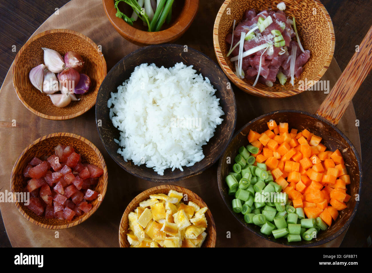 Vietnamese food, fried rice Stock Photo - Alamy