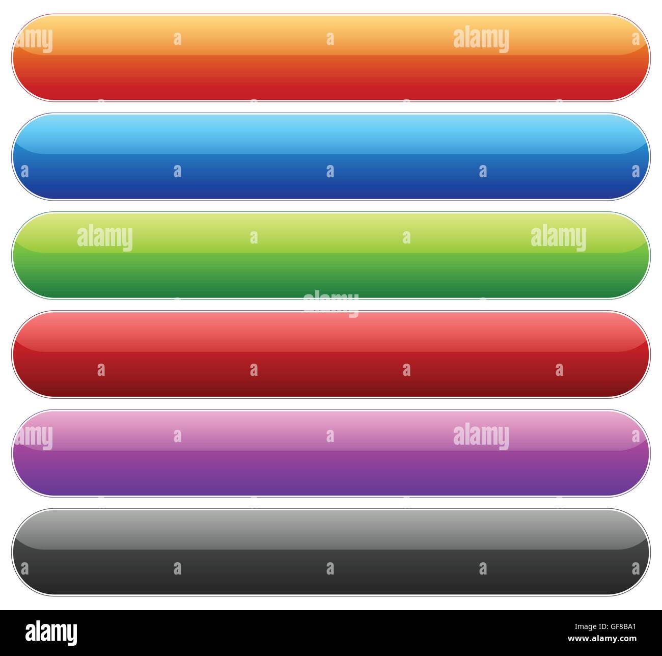 Set rectangular web banners space hi-res stock photography and images ...