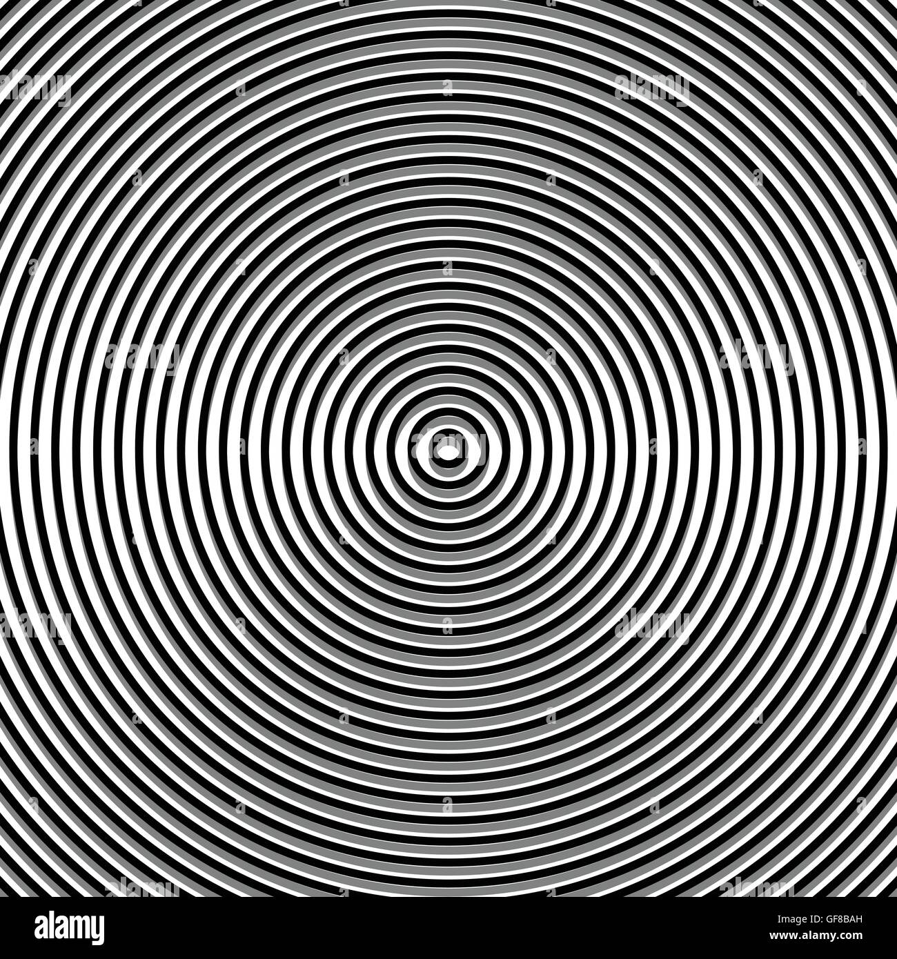 Circular ripple pattern, concentric circles, rings abstract geometric ...