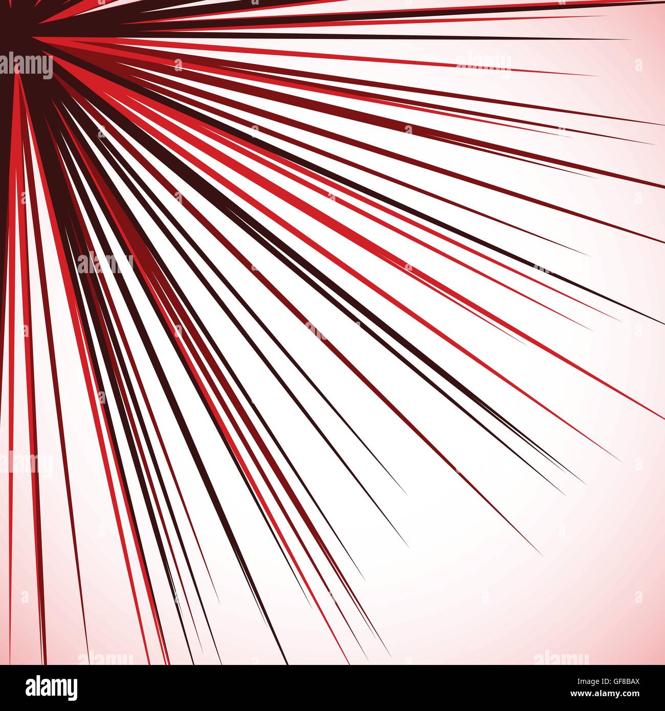 Abstract edgy graphic with radial lines spreading from corner. sharp ...