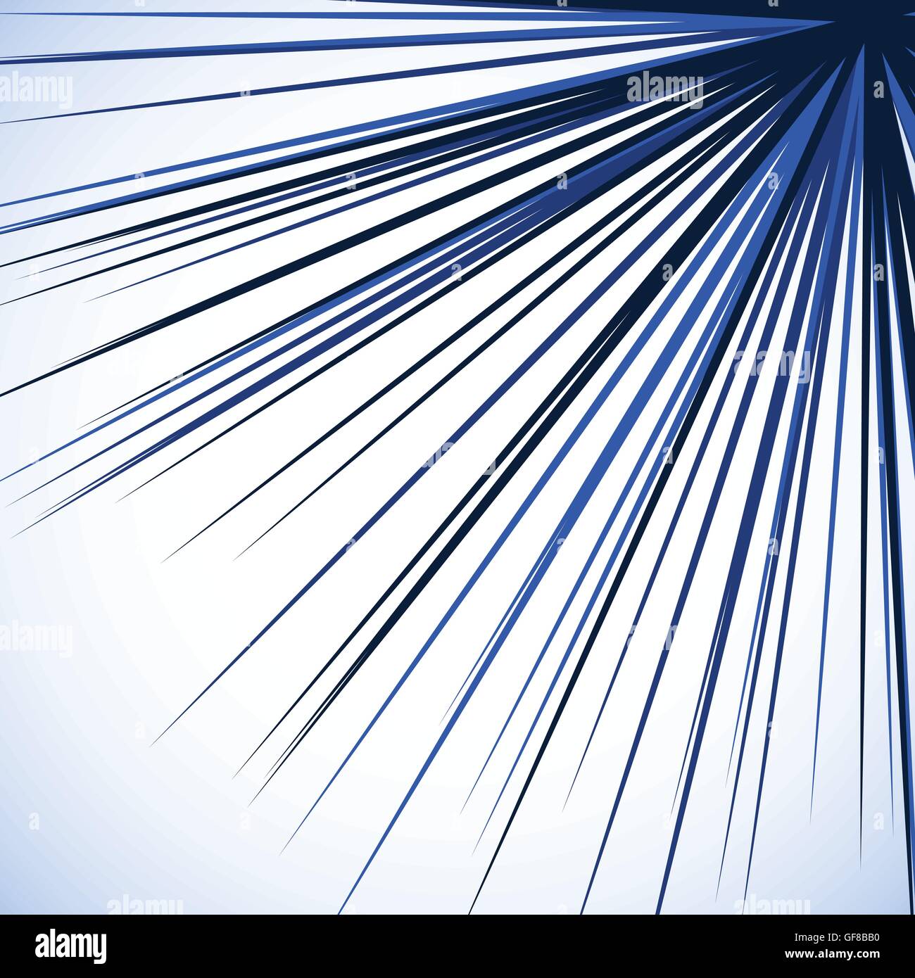 Abstract edgy graphic with radial lines spreading from corner. sharp ...