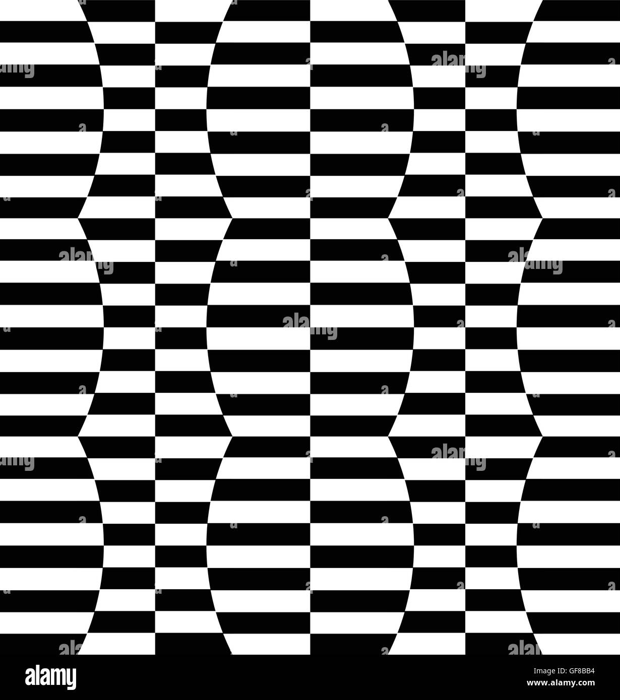 Repeatable distorted pattern with rectangles, black and white texture ...