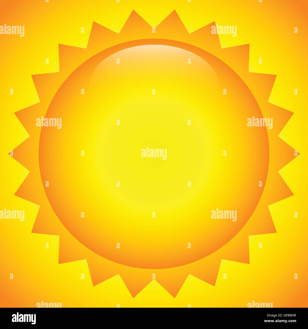 Simple sun clip-art, illustration for summer, weather, nature, outdoor ...