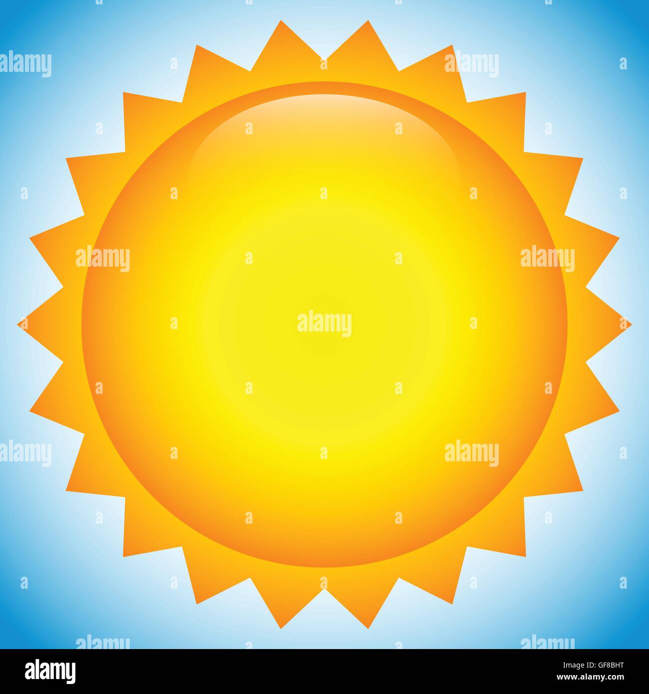 Simple sun clip-art, illustration for summer, weather, nature, outdoor ...