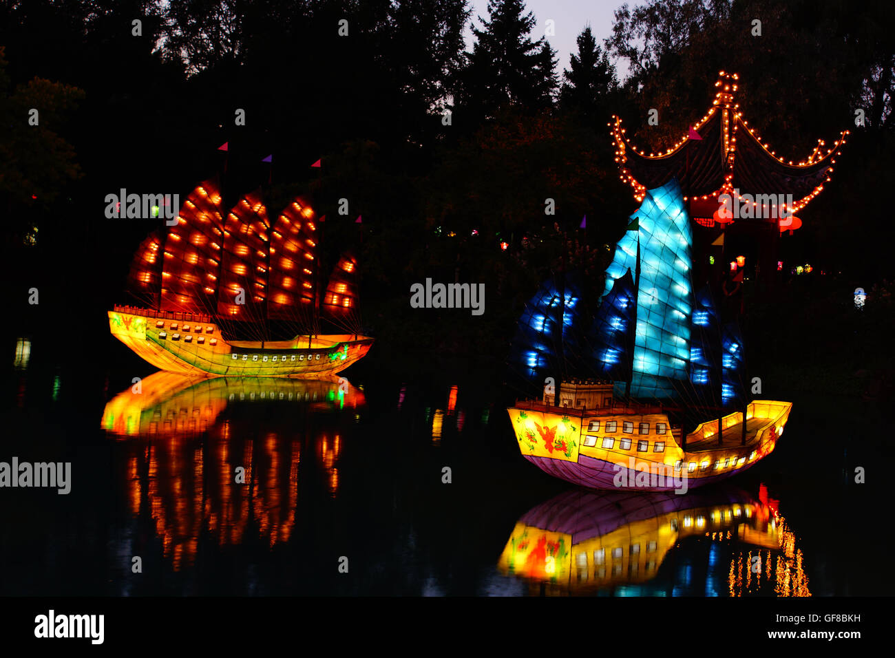 The seven voyages of Zheng He is the theme for the Chinese Lanterns at ...
