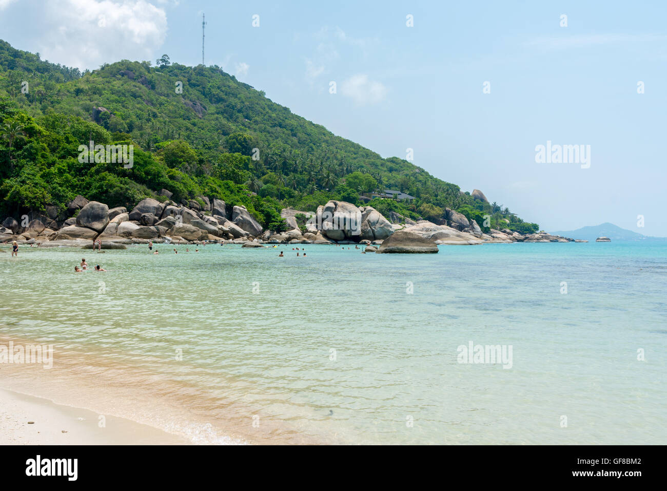Crystal Bay, Silver Beach beach view at Koh Samui island, Thailand ...