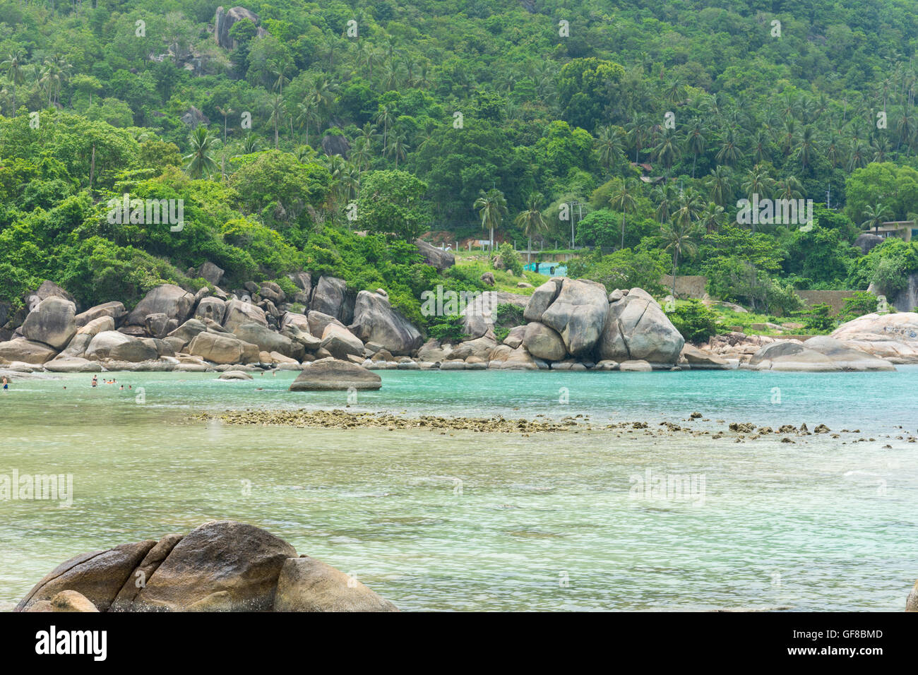 Crystal Bay, Silver Beach beach view at Koh Samui island, Thailand ...