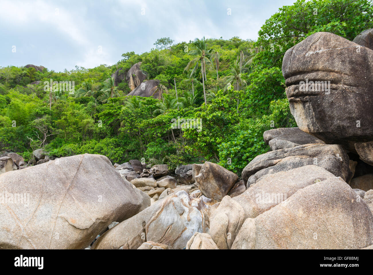 Crystal Bay, Silver Beach beach view at Koh Samui island, Thailand ...