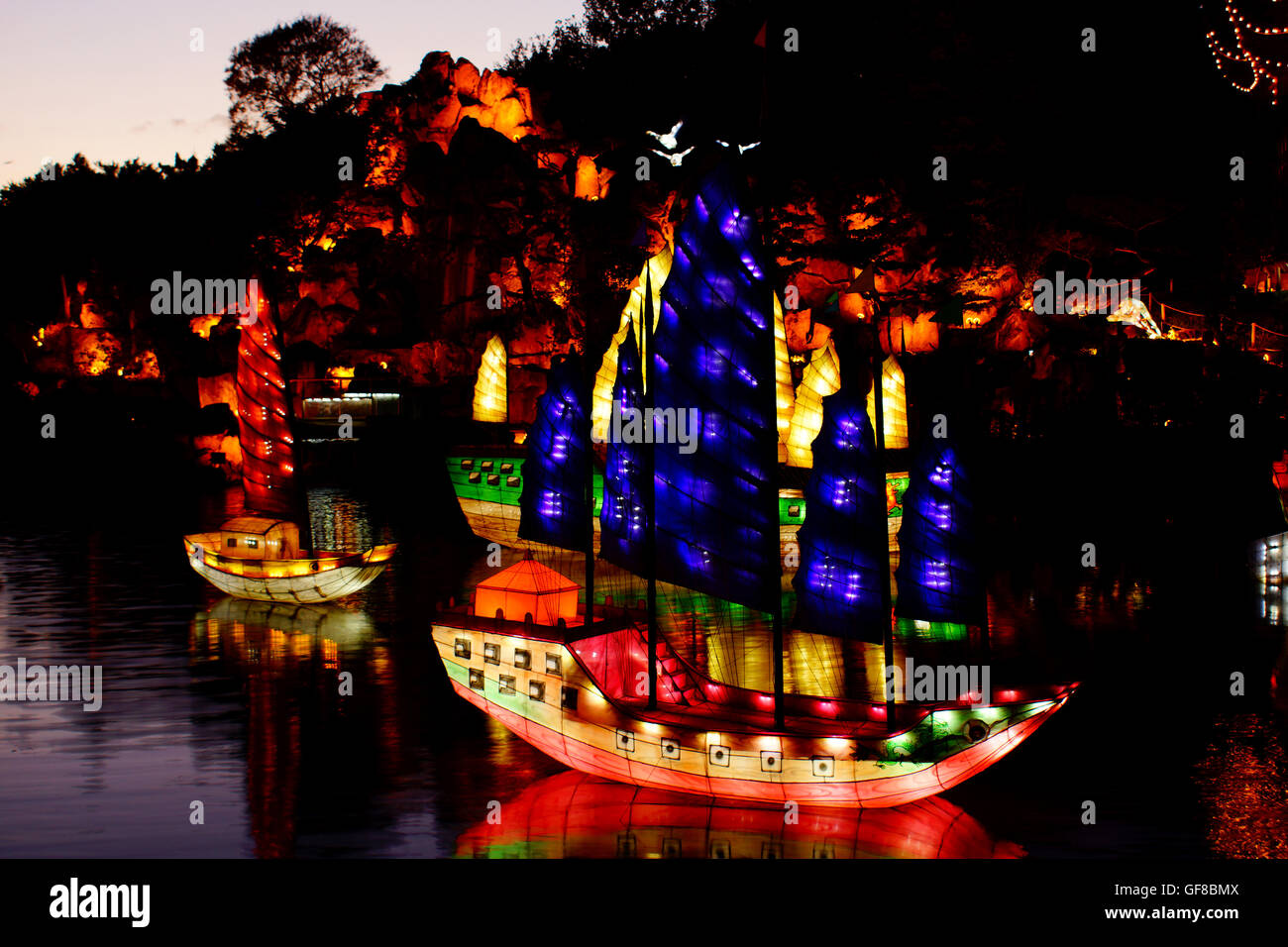 The seven voyages of Zheng He is the theme for the Chinese Lanterns at ...