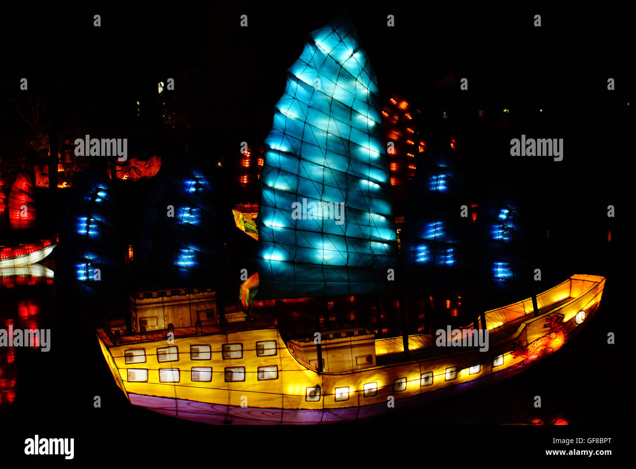 The seven voyages of Zheng He is the theme for the Chinese Lanterns at ...