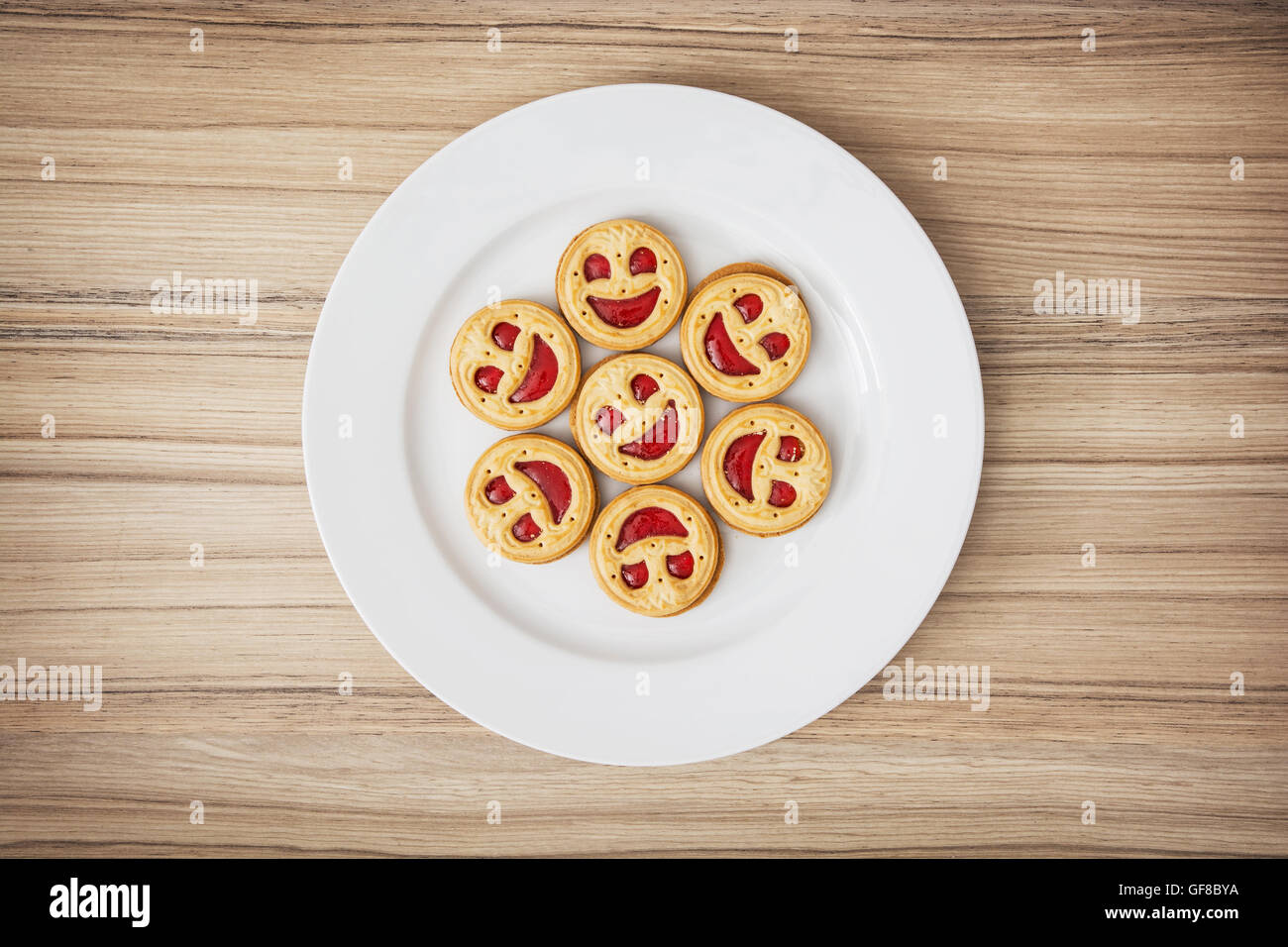 Smiley Biscuits Sweet Food High Resolution Stock Photography and Images ...