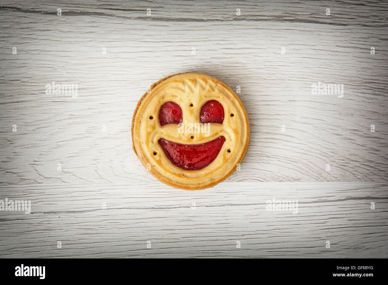 Round jam biscuit smiling face hi-res stock photography and images - Alamy