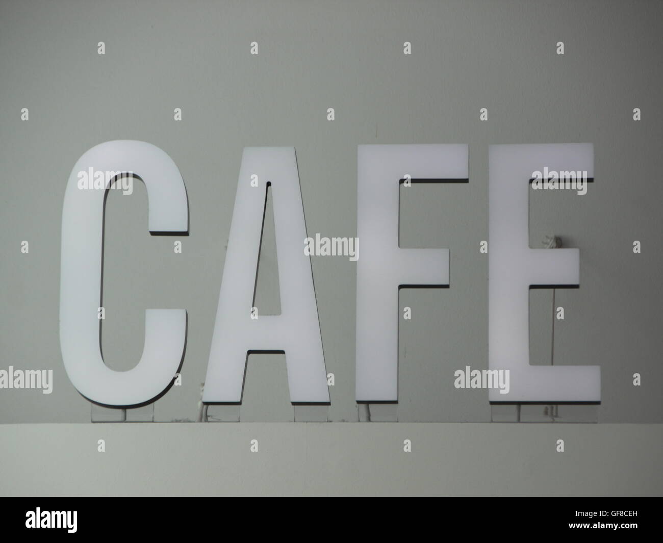 Cafe sign letters hi-res stock photography and images - Alamy