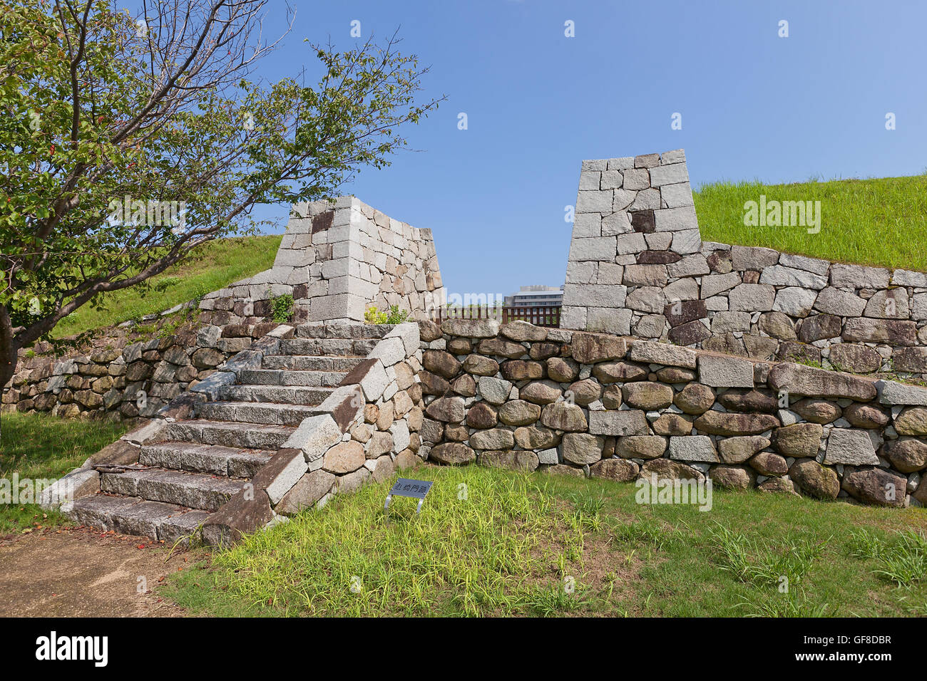 Former Hanebashimon gate of main bailey of Ako Castle (circa 17th c ...