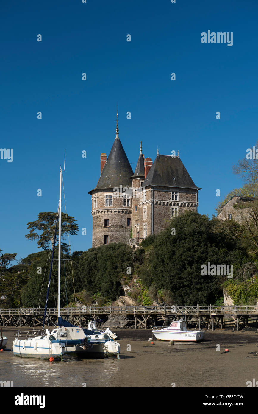 Port of Pornic, Loire Atlantique, France Stock Photo - Alamy