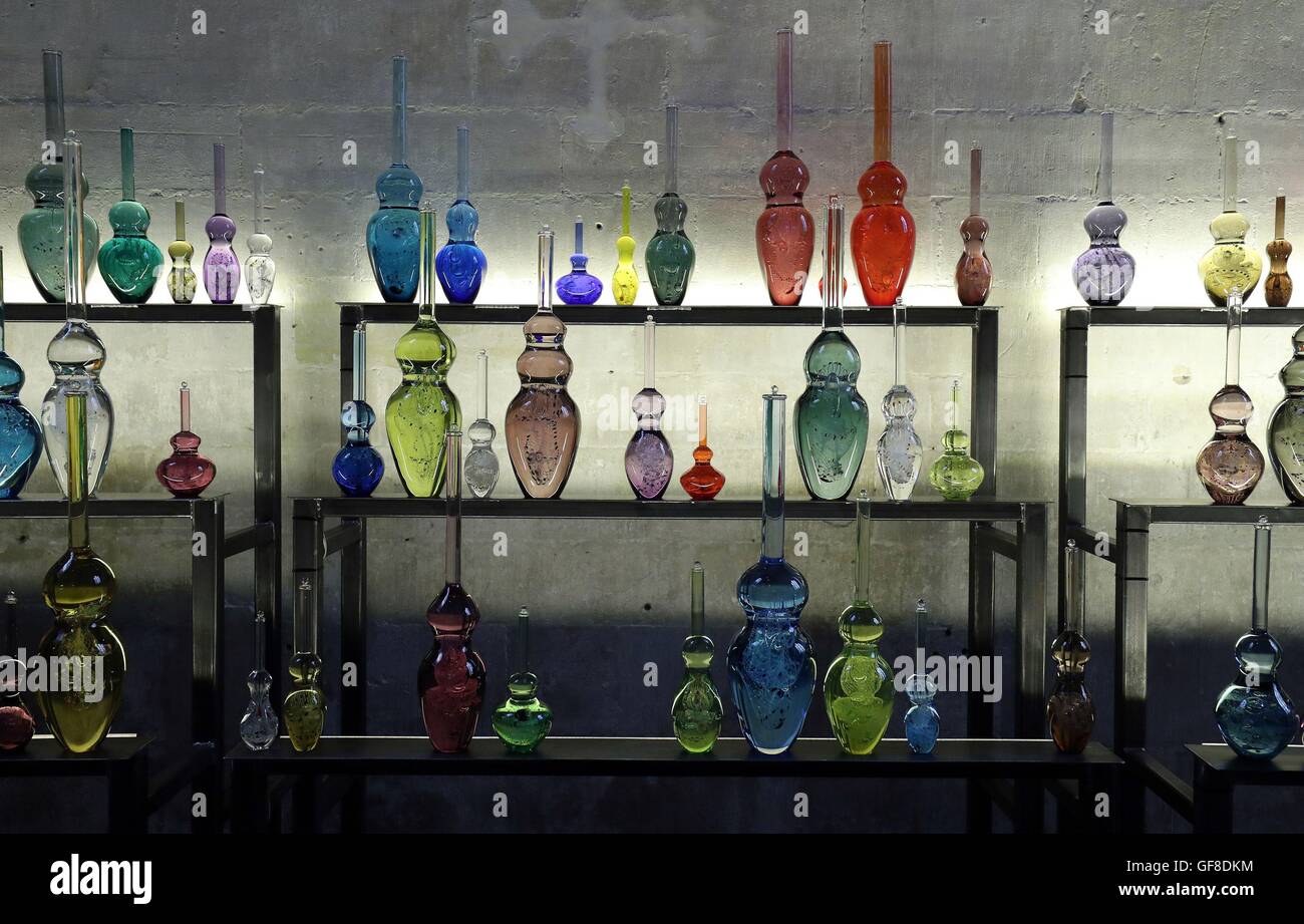 A general view of the exhibit 'Devotion' by artist Louis Thompson ...