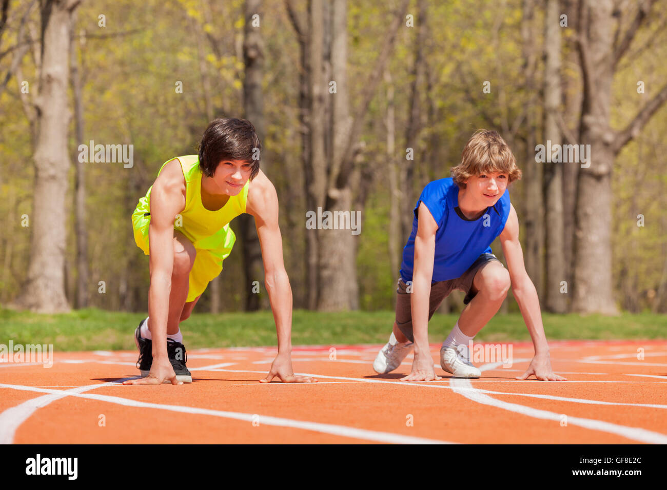 Kids Running On Track Stock Photos & Kids Running On Track Stock Images ...