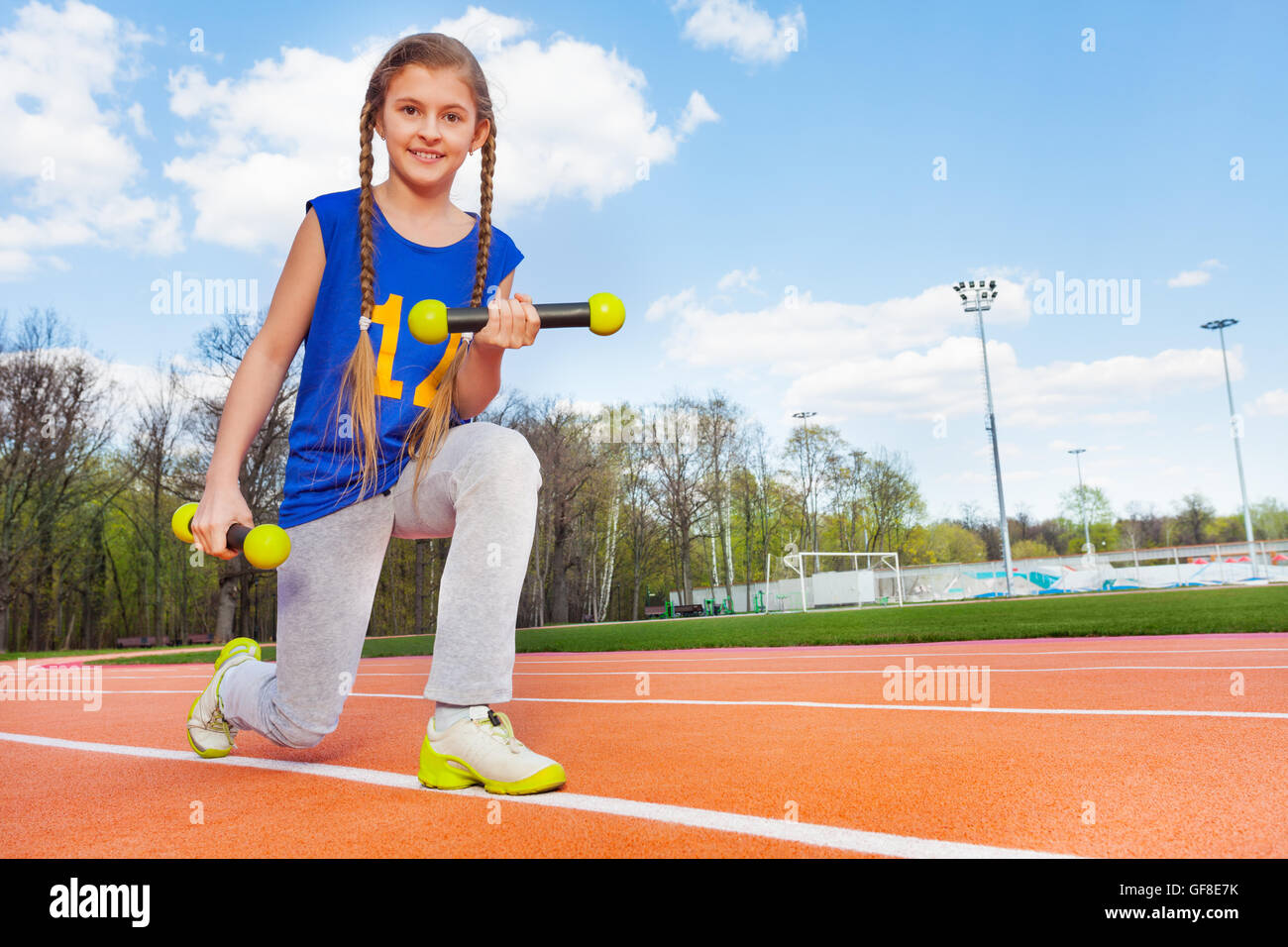 Exercises schoolgirl hi-res stock photography and images - Alamy