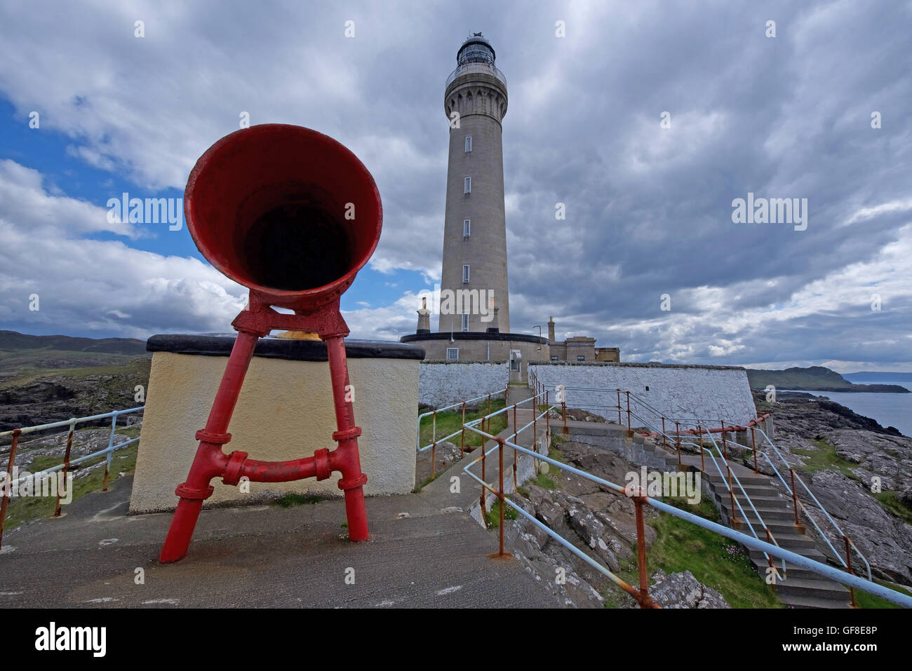 Ardnamurchan lighthouse & foghorn, the most westerly point off the ...