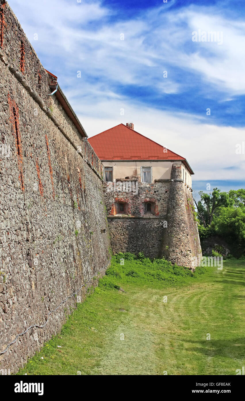 Medieval Uzhhorod Castle in Ukraine Stock Photo - Alamy