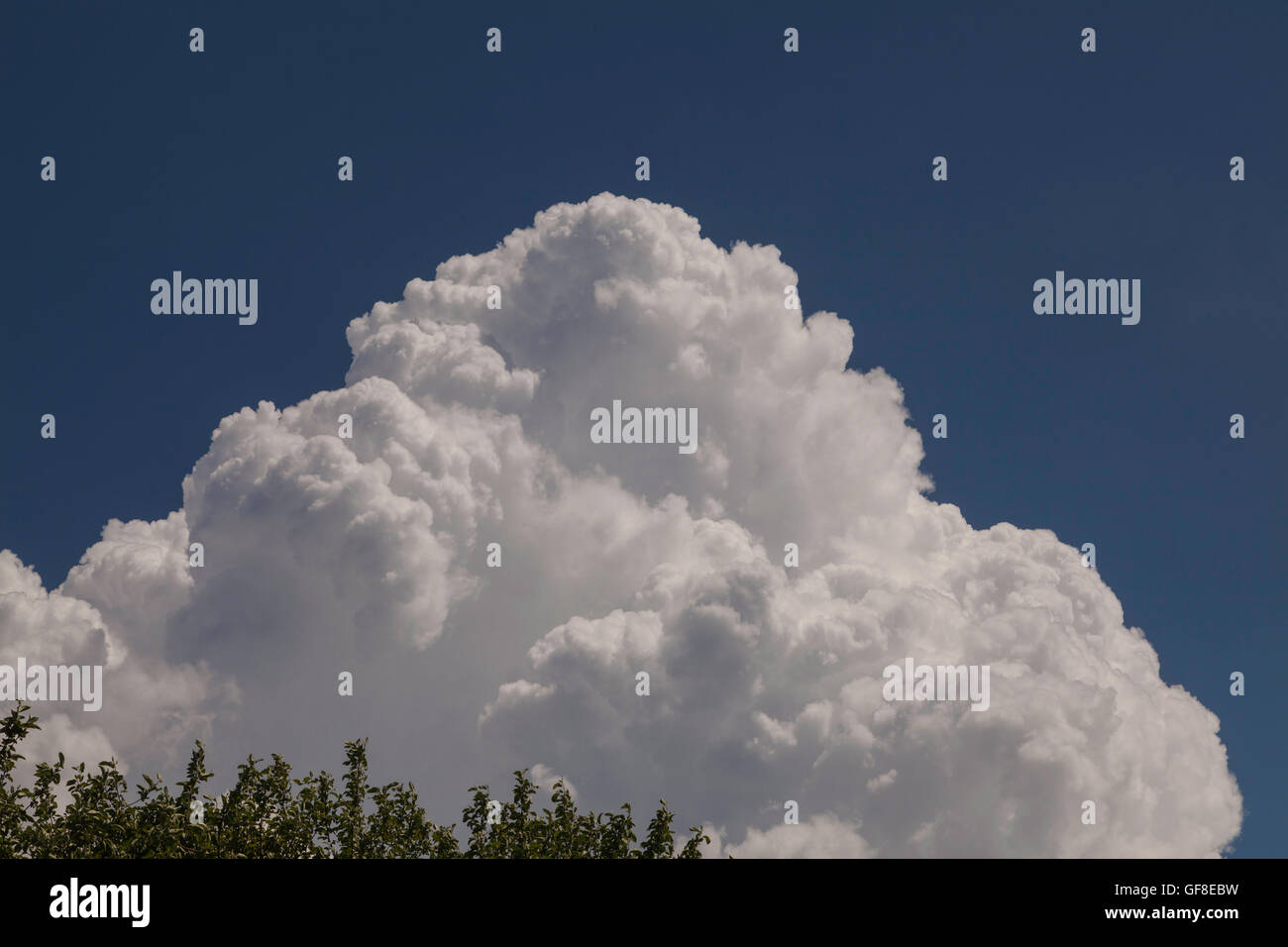 Blue sky with a huge cloud hi-res stock photography and images - Alamy