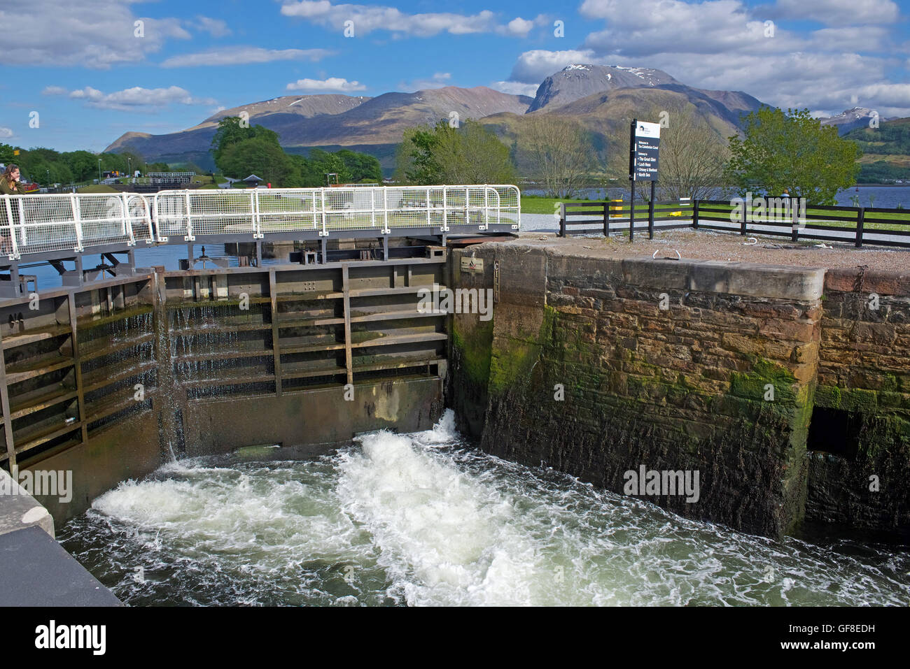 Caledonian canal lock at corpach hi-res stock photography and images ...