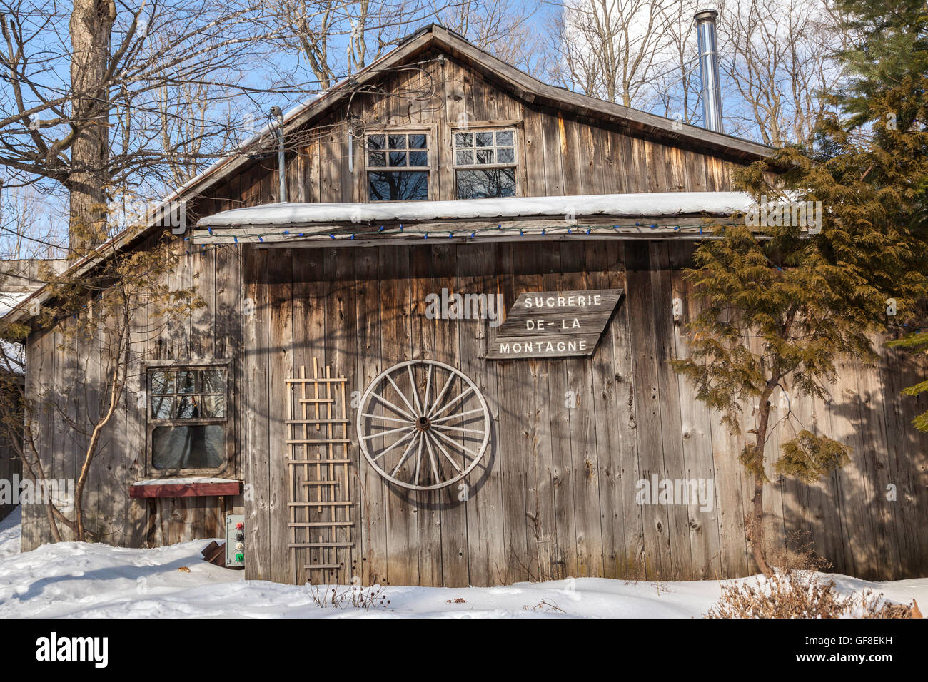 Maple sugar house syrup hi-res stock photography and images - Alamy