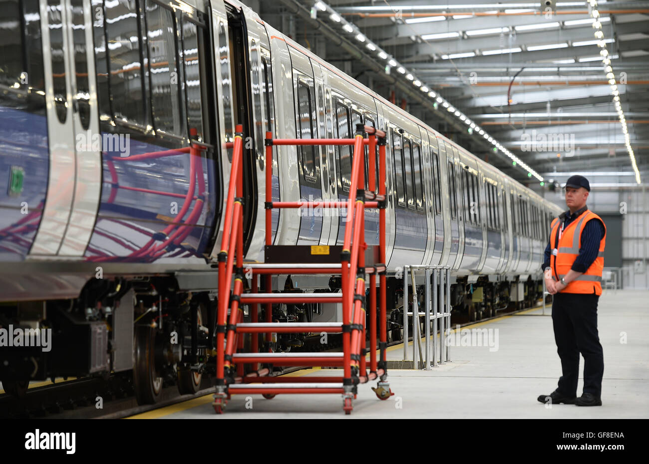 Elizabeth line test train unveiled hi-res stock photography and images ...